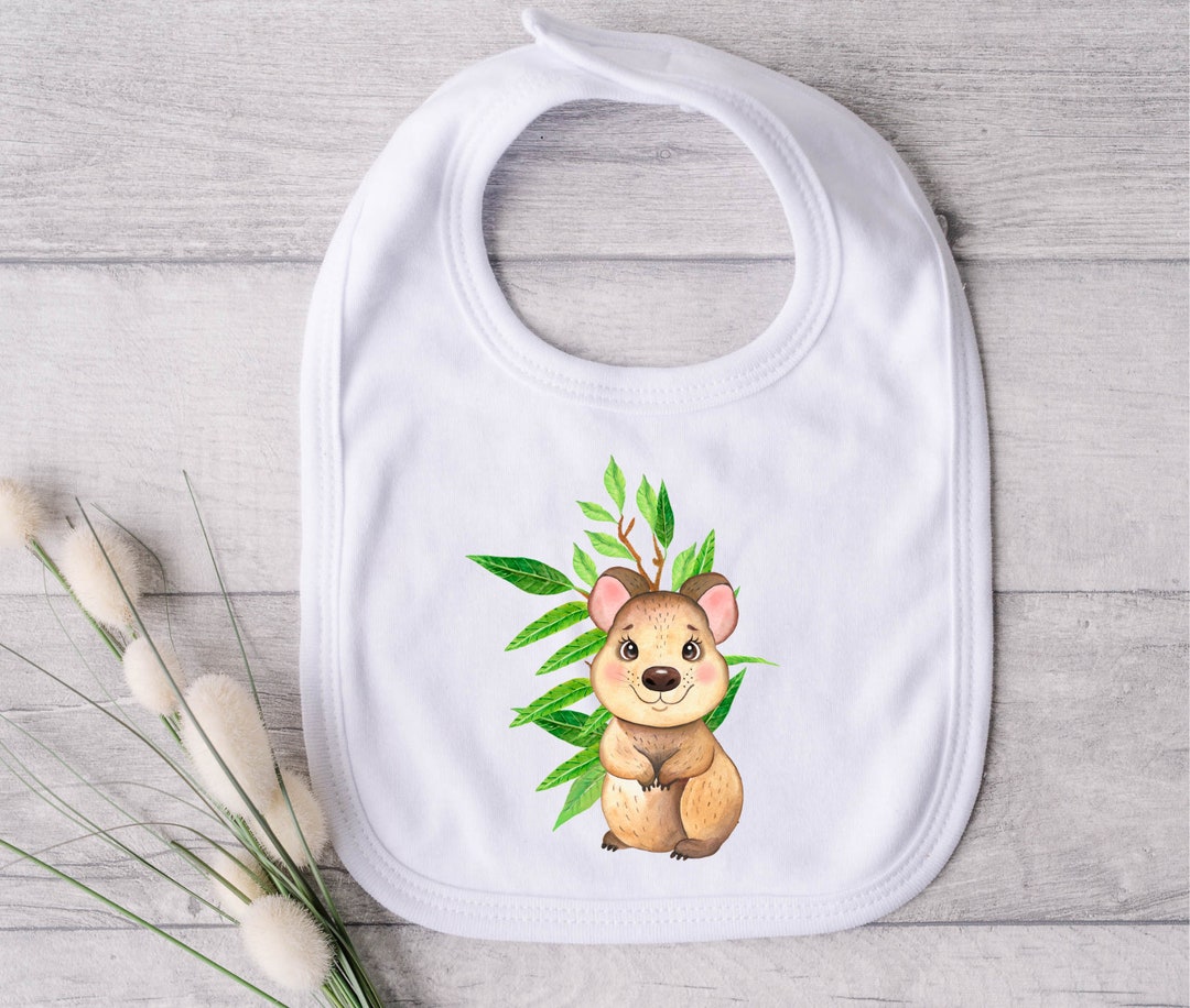 Quokka Bib, Australiana Clothing, Aussie Bib, Wildlife Clothing ...