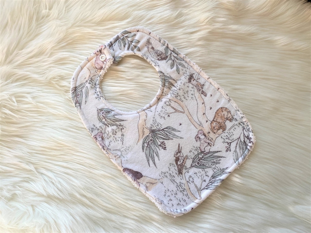 Baby Bib, Native Australian Bib, Aussie Bib, Australian Fauna Bib ...