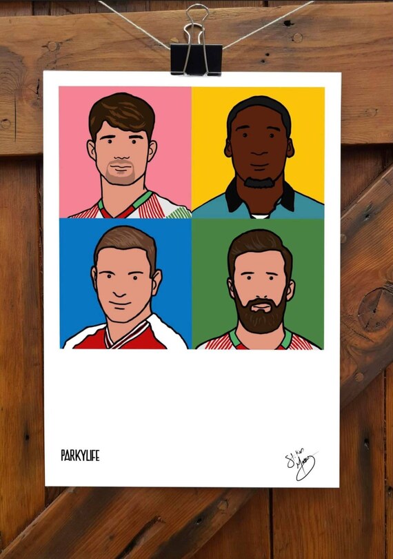 Wrexham Signed Print no UTST A4 and A3 | Etsy