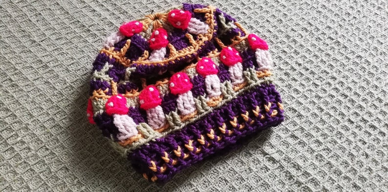 PDF Crochet Pattern Mushroom Hat Toadstool Fly Agaric - Etsy