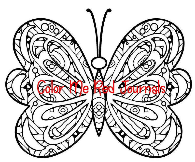 Butterfly Mandala & Designs Coloring Book – 50 Beautiful Butterfly ...