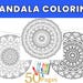 Mandala Coloring Book, Volume 1 - 50 Intricate Designs for Mindful ...