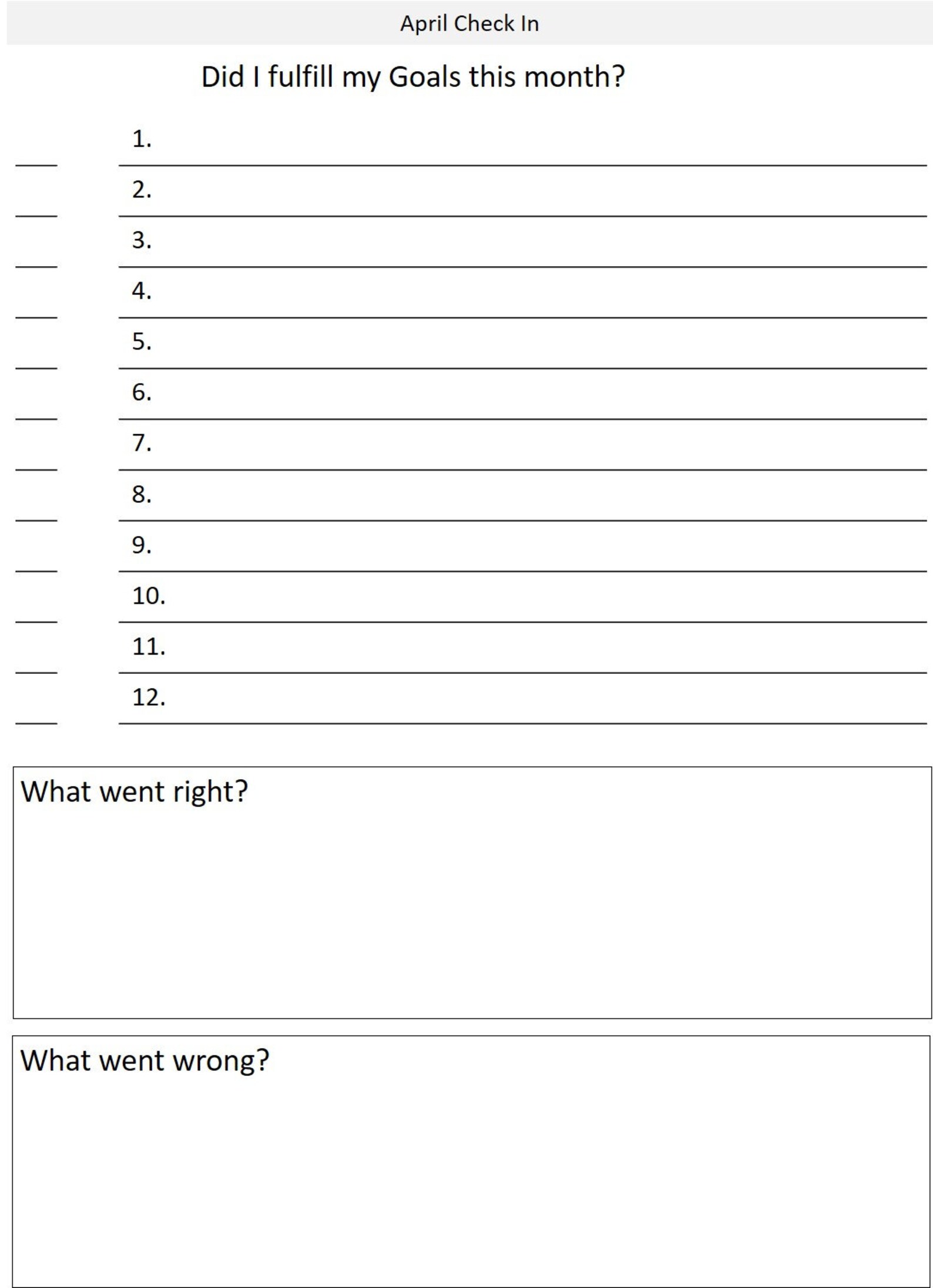 Monthly Coloring Planner Goal Setting, Monthly Evaluating and Coloring ...