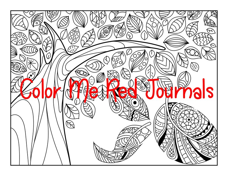 Adult or Teens Detailed Coloring Sheets Set 1 20 Patterned Coloring ...