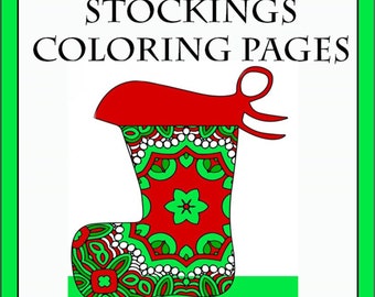 40 Christmas Coloring Pages for Kids PDF Holiday Kids - Etsy