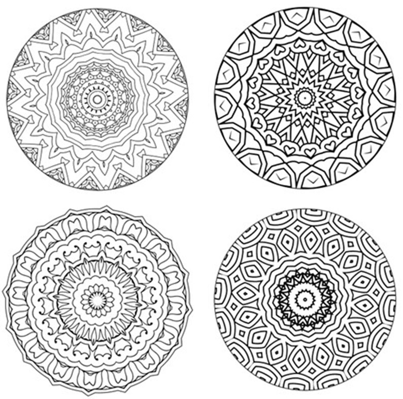 Mandala Coloring Book, Volume 1 - 50 Intricate Designs for Mindful ...