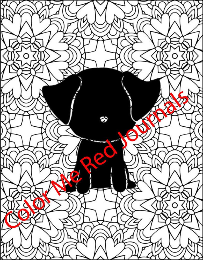 Dog Theme Coloring Pages 30 Dog Silhouette and Dog Inspired Coloring ...