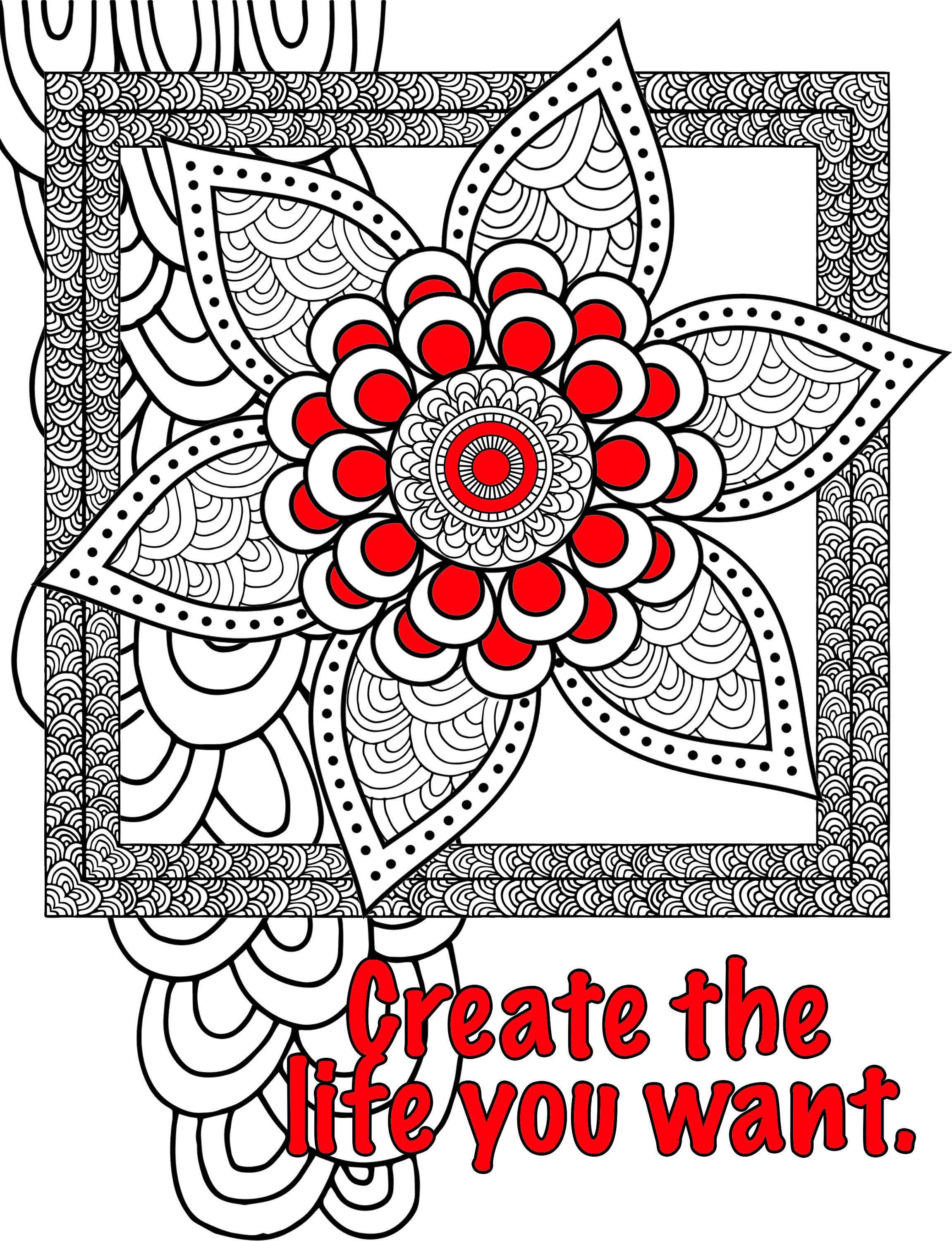 Positive Affirmations Coloring Pages – 30 Uplifting Designs With Motivational Statements ...