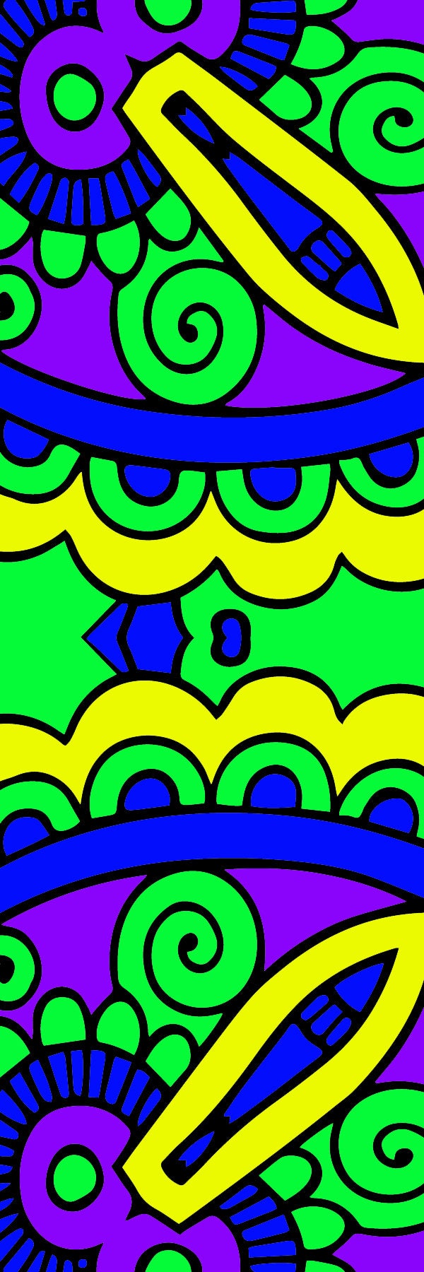 50 Coloring Bookmarks Color Your Own Bookmarks, Color Therapy - Etsy