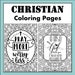 Christian Coloring Pages 50 Bible and Christian Based Teaching Coloring ...