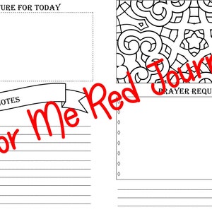 Daily Prayer and Scripture Journal – Coloring & Spiritual Meditation ...