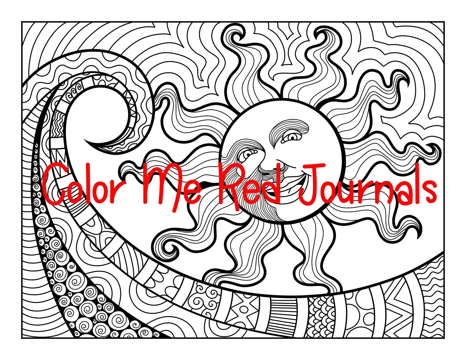 Adult or Teens Detailed Coloring Sheets Set 1 20 Patterned Coloring ...