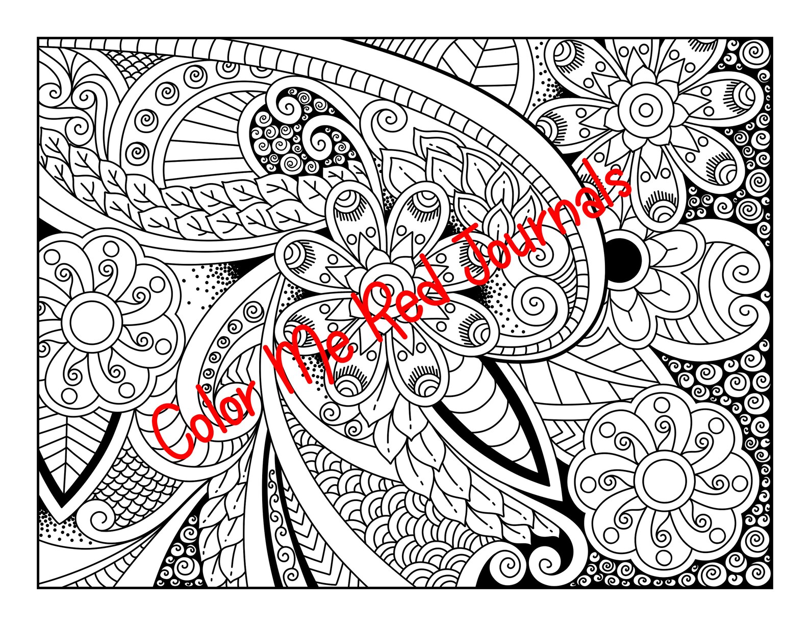 Detailed Coloring Sheets Set 2 20 Patterned Coloring Pages - Etsy