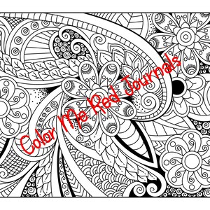 Detailed Coloring Sheets Set 2 – 20 Patterned Coloring Pages for ...