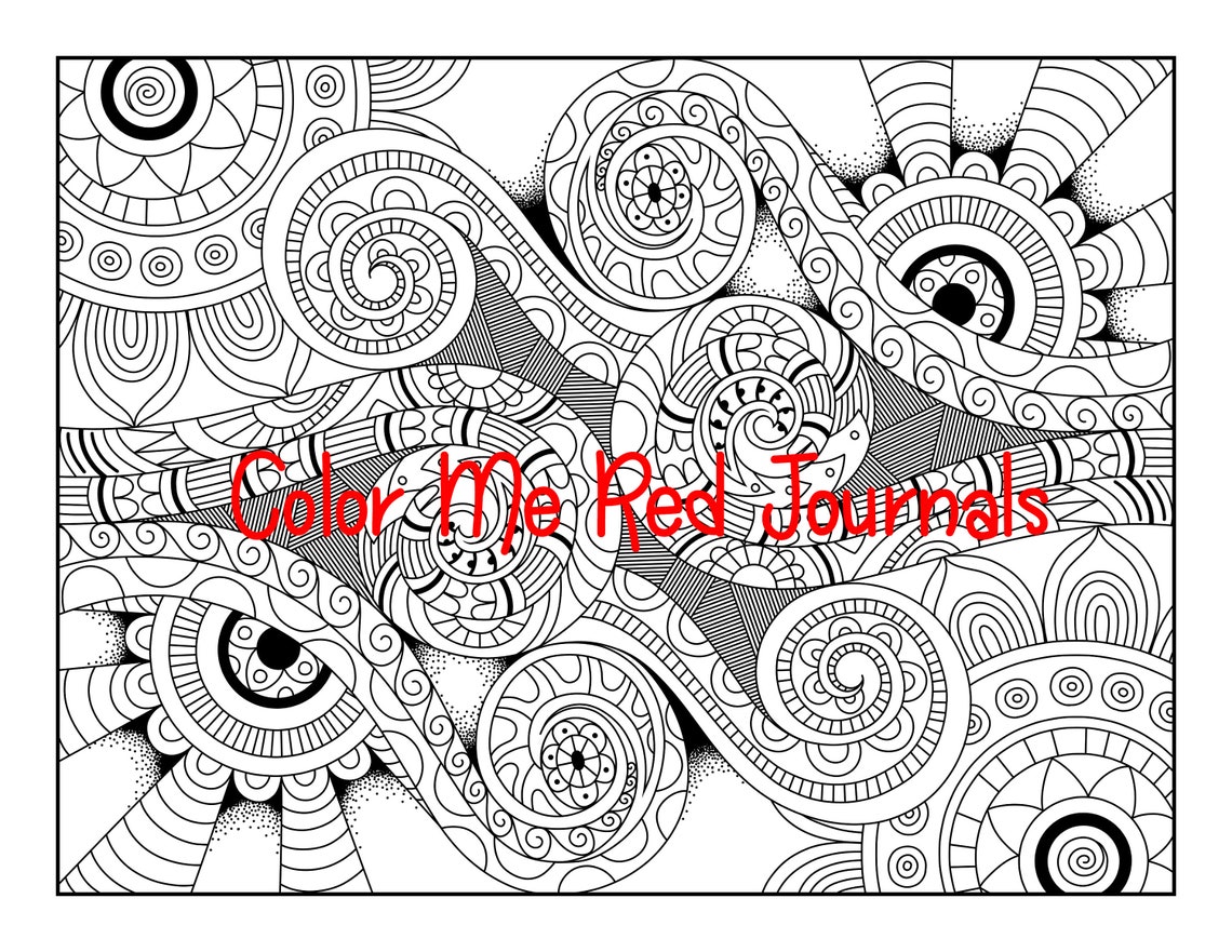 Detailed Coloring Sheets Set 2 20 Patterned Coloring Pages - Etsy Canada
