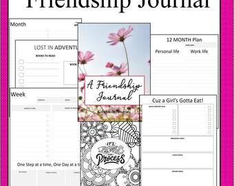 Friendship Worksheets for Kids Friendship Journal (Download Now) - Etsy