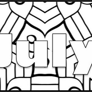 Months of the Year Coloring Bookmarks – 96 Printable Designs-8 ...
