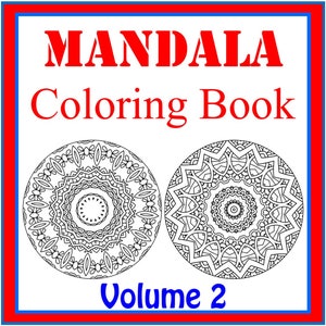 Mandala Coloring Book, Volume 2 – 50 Intricate Mandala Designs for ...