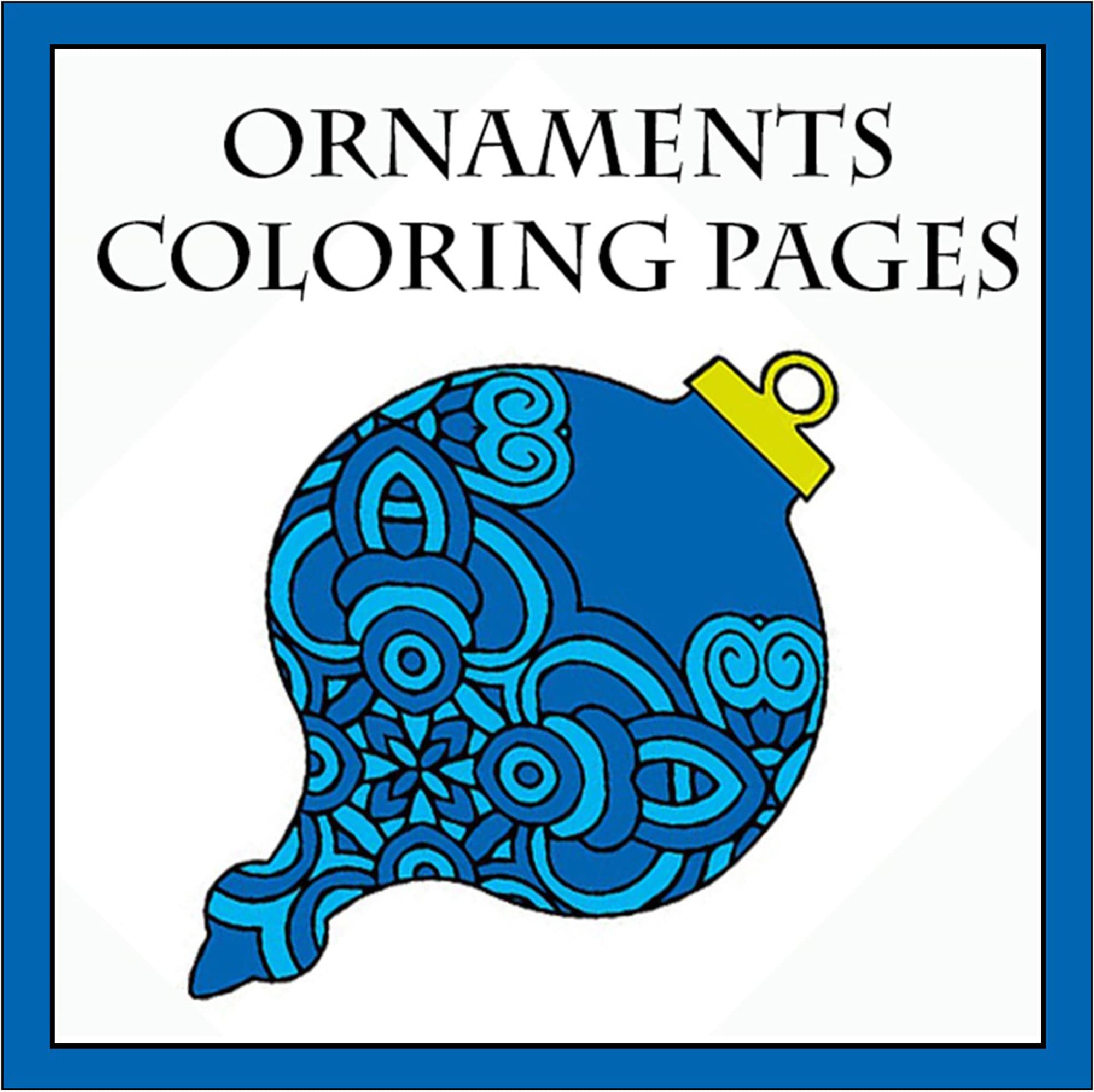 Christmas Ornament Coloring