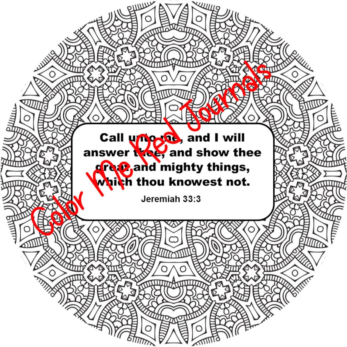 Mandalas and Bible Verses – 50 Inspirational Scripture Coloring Pages ...