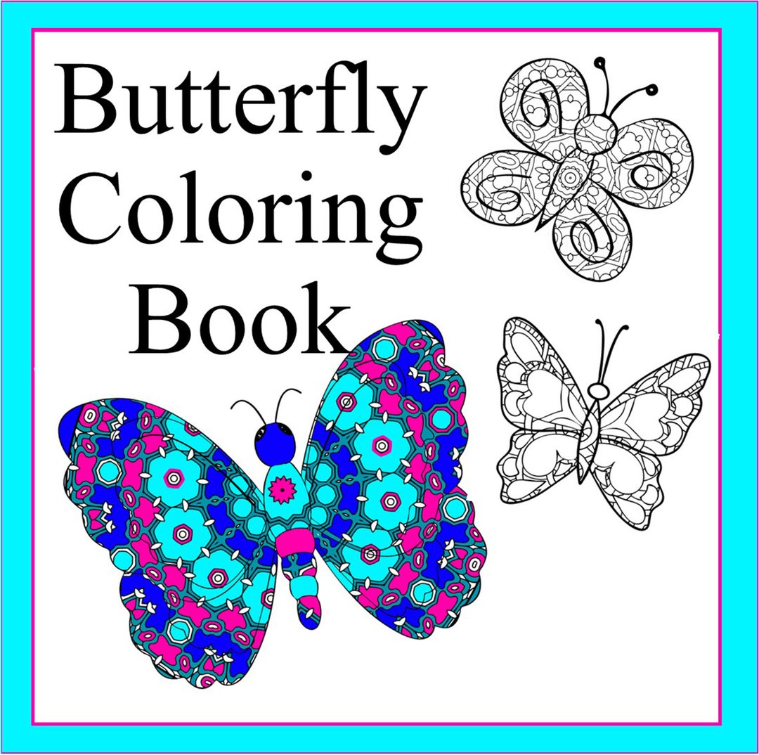Butterfly Mandala & Designs Coloring Book – 50 Beautiful Butterfly ...