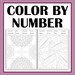 Color by Number Coloring Pages- Anti Stress Fun Coloring Activity With ...