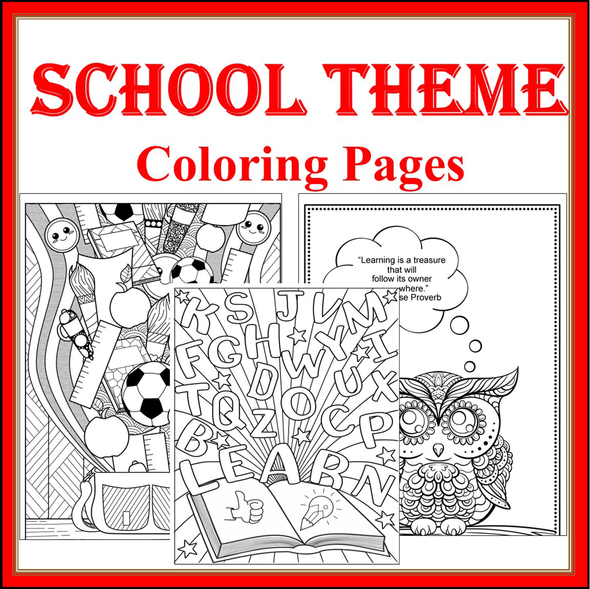 Coloring Pages For Primary Kids