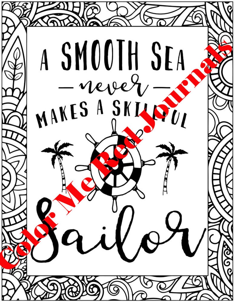 Inspiring Word Art Coloring Printables Coloring Pages With Uplifting ...