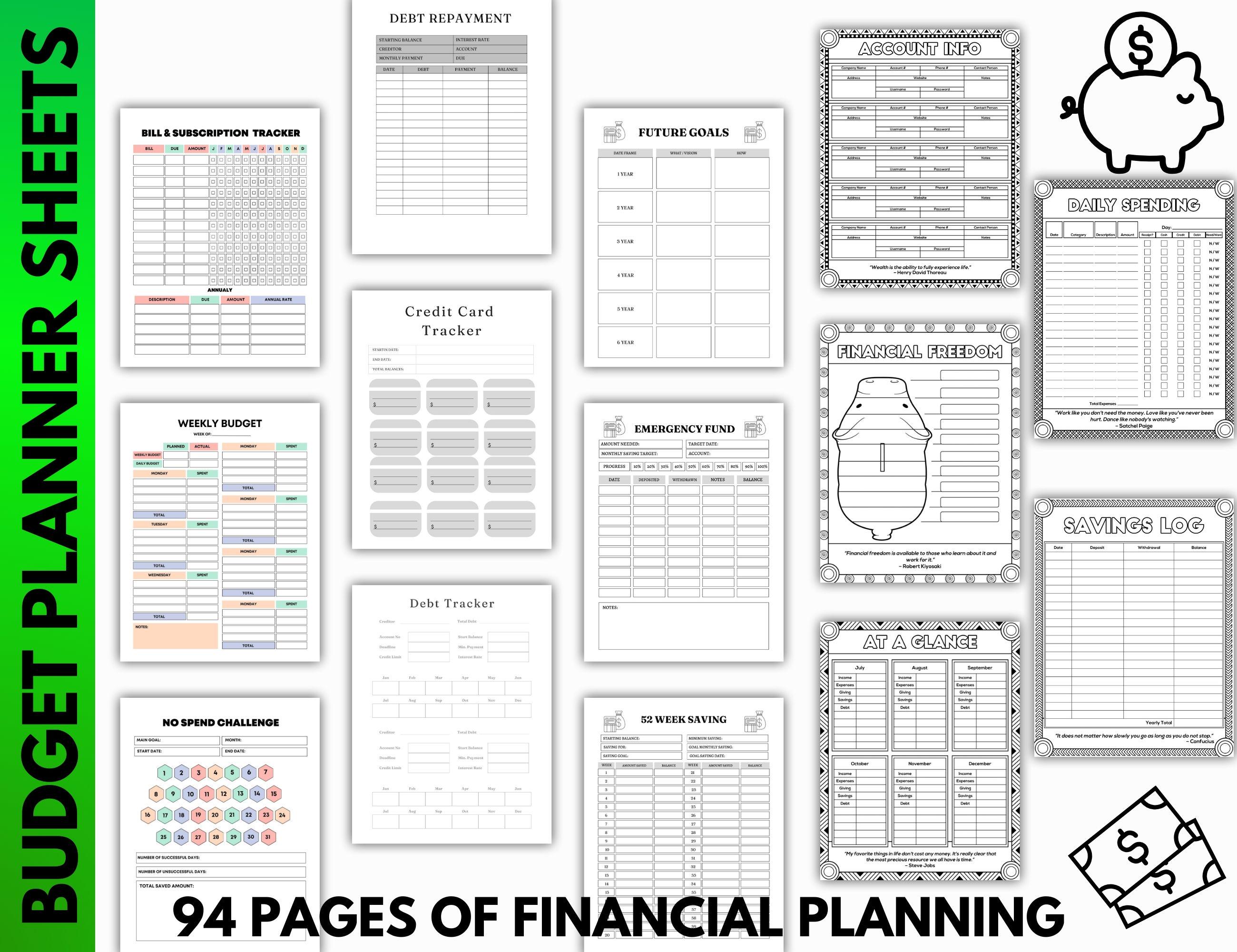 Budget Journal- Organize Your Household With This Budget Journal Binder ...