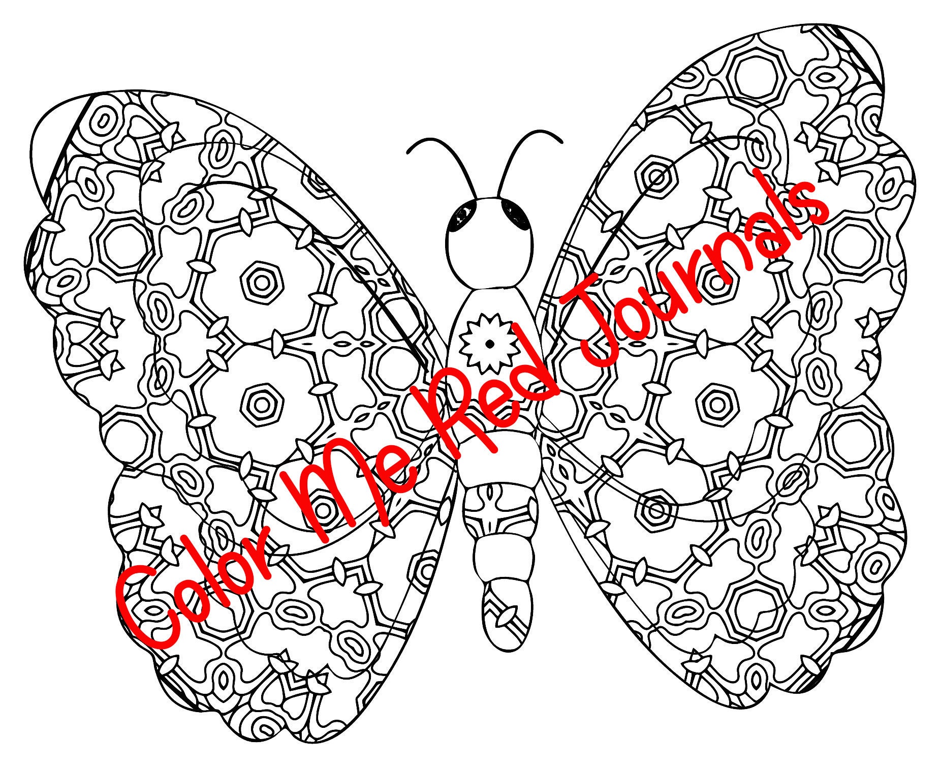 Butterfly Mandala & Designs Coloring Book – 50 Beautiful Butterfly ...