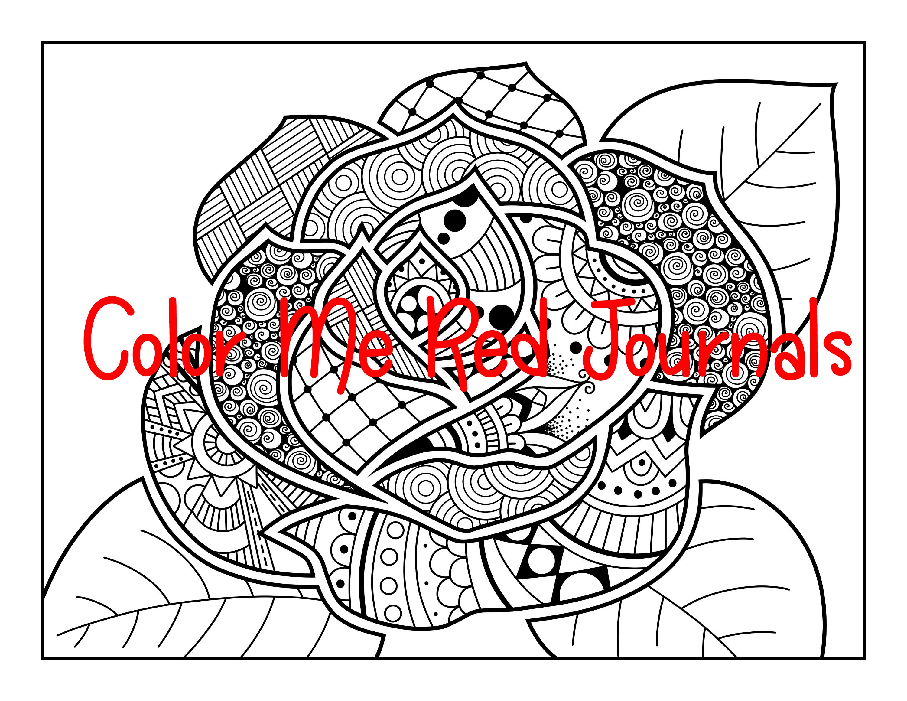 Adult or Teens Detailed Coloring Sheets Set 1 20 Patterned Coloring ...