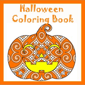 Halloween Coloring Book- Pumpkins, Bats, Ghosts and Witches Halloween ...