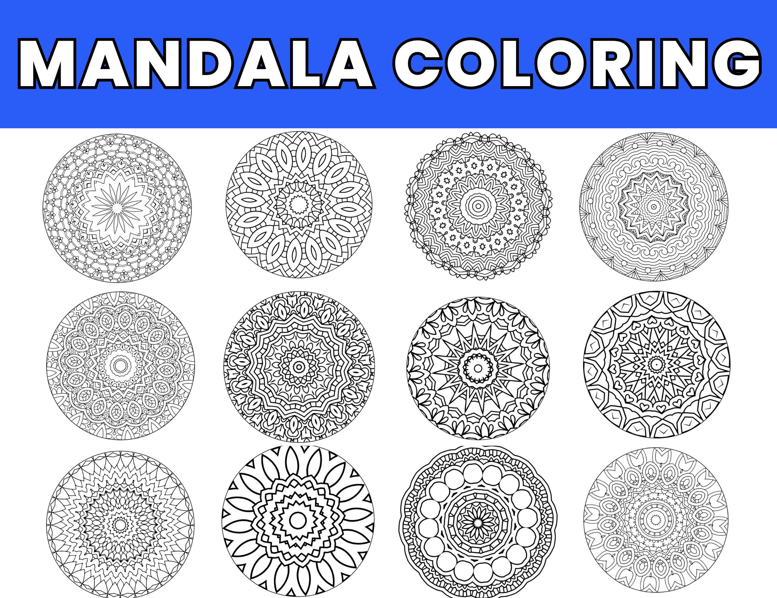 Mandala Coloring Book, Volume 1 - 50 Intricate Designs for Mindful ...