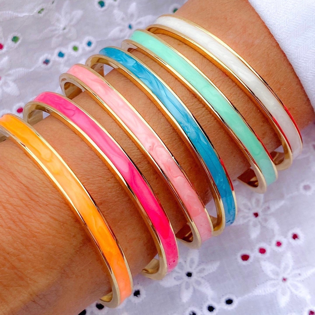 Enamel Cuffs - Etsy UK