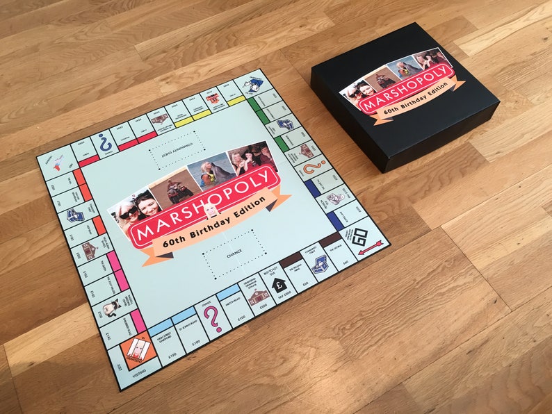 Custom Built Monopoly Board Game | Etsy