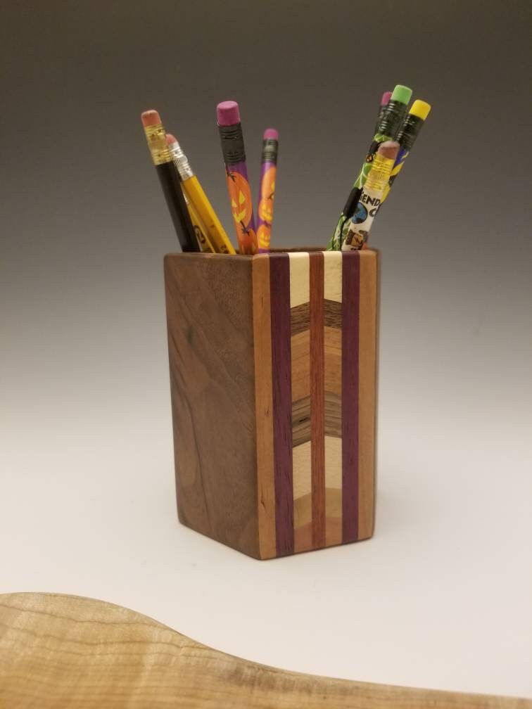 Beautiful handcrafted utensil pencil box center piece | Etsy