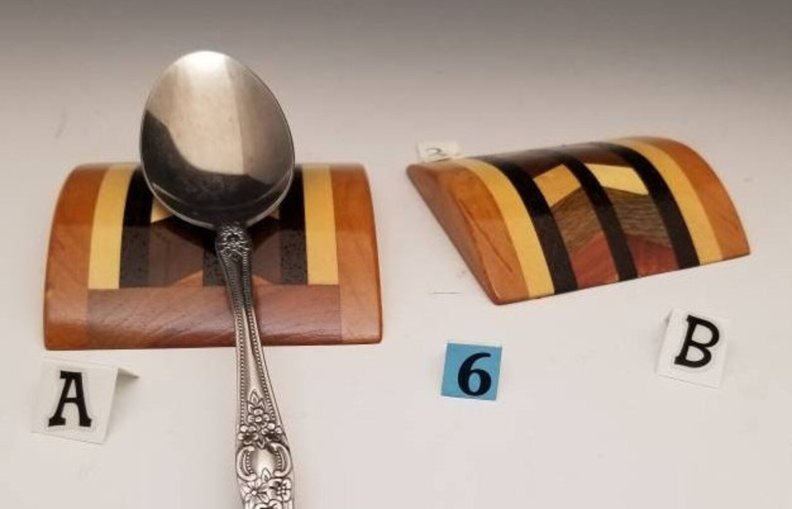 Beautiful Handcrafted Spoon Rest Cherryinlaid With Various - Etsy
