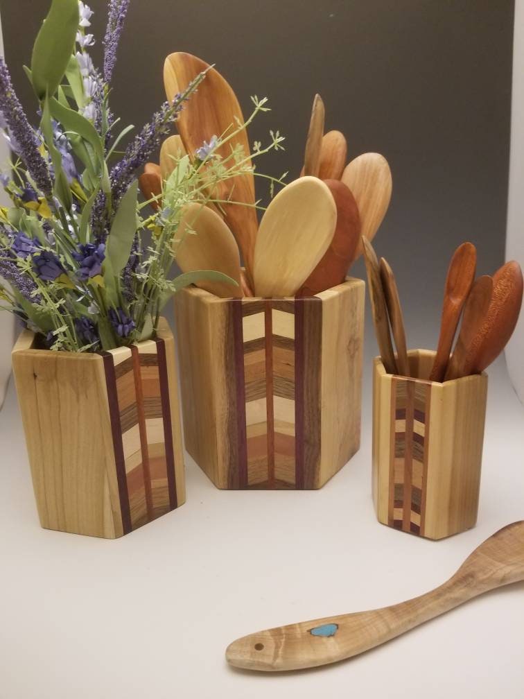 Beautiful Handcrafted Utensil Pencil Box Center Piece | Etsy