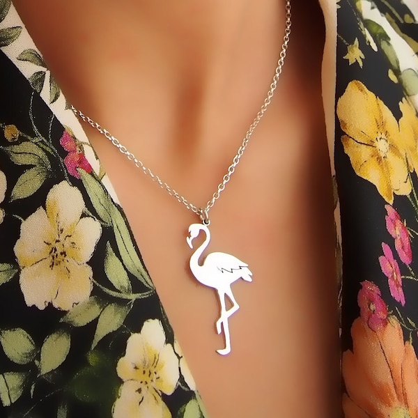 Flamingo Pendant - Etsy