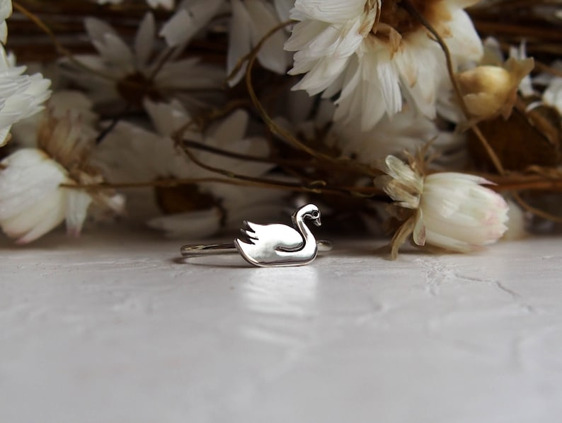 Swang.duckling.sterling Silver Ring.duck.gift for | Etsy