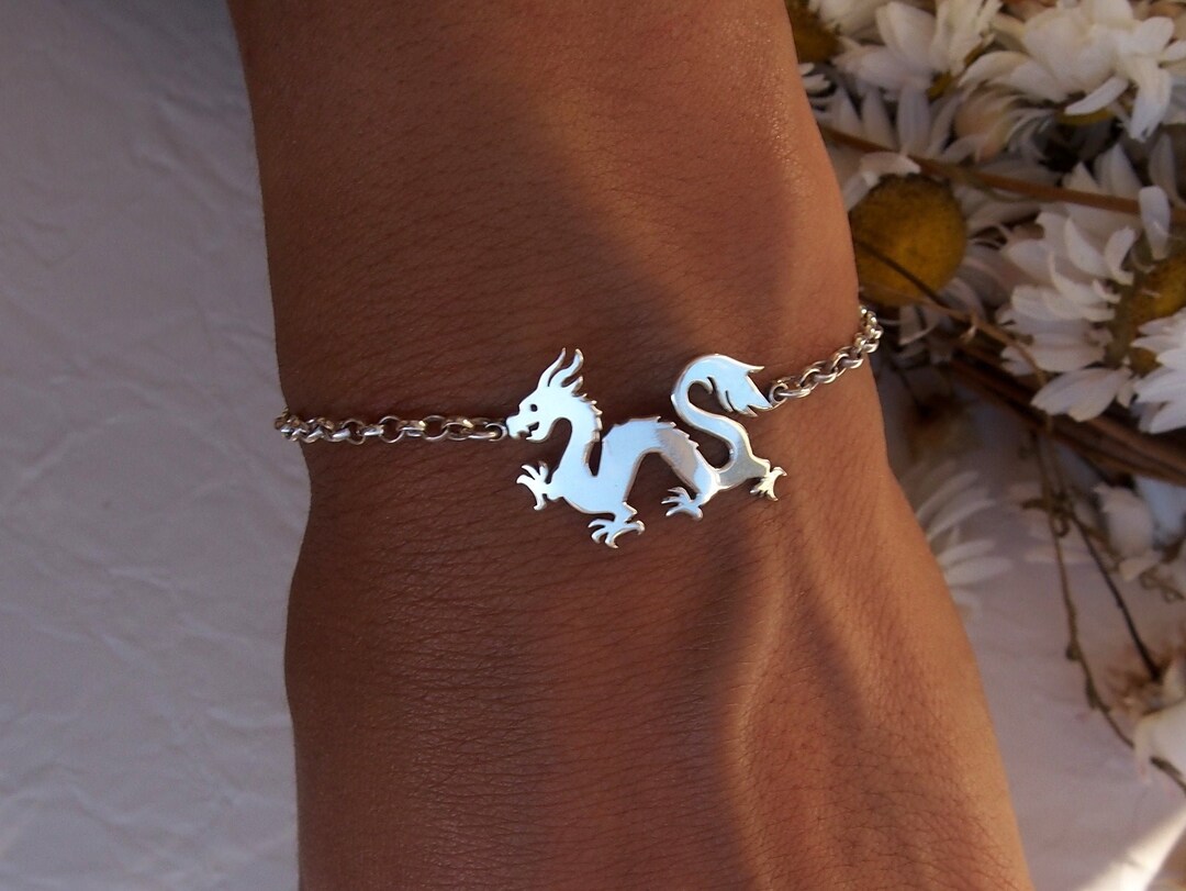 Dragon Bracelet. Freak Bracelet. Monster Gift. Chinese Dragon. Man ...