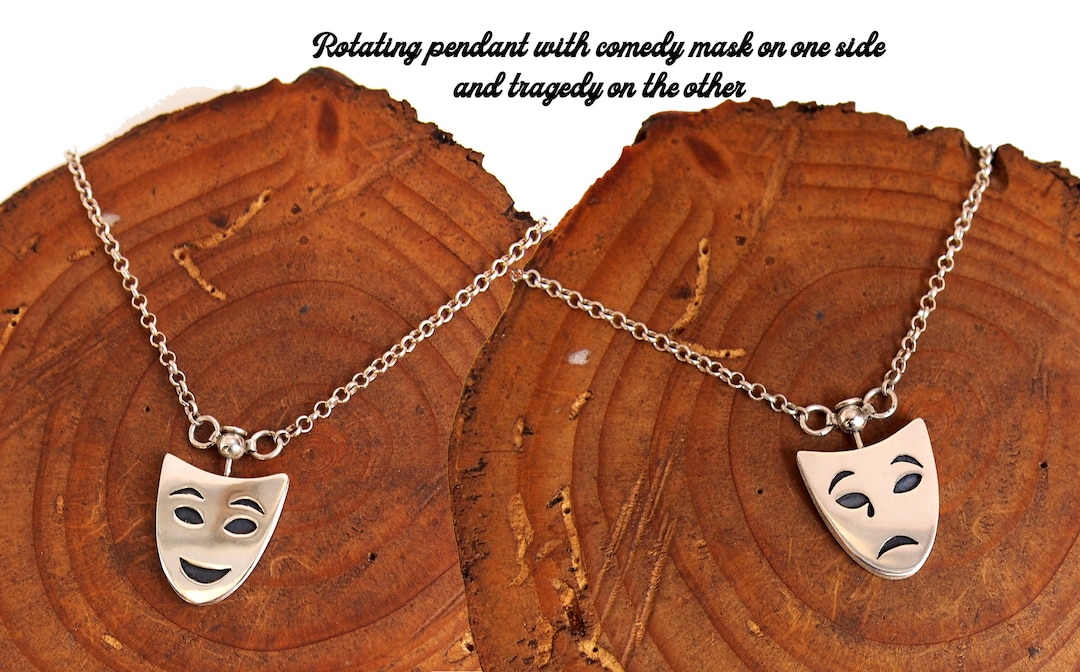 Theater Mask.mask Jewelry.actress.actors.theater.comedians.broadway ...