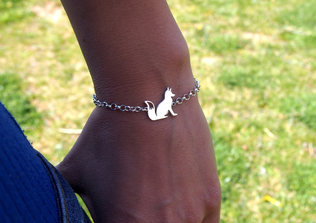 Fox Bracelet. Sterling Silver Fox. Fox Anklet. Foxy. Coyote. Fox ...