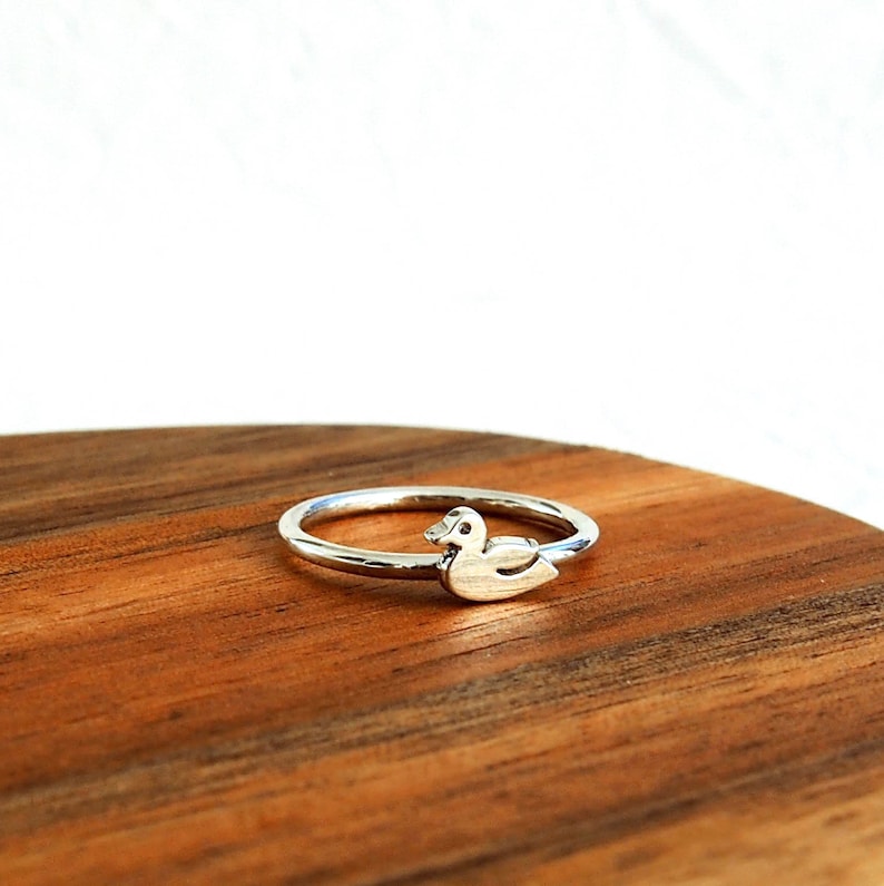 Swang.duckling.sterling Silver Ring.duck.gift for - Etsy