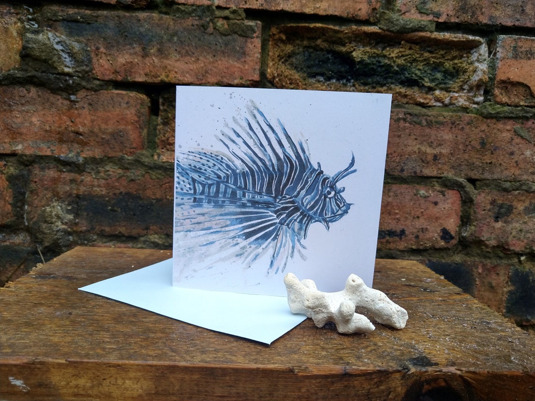 THE INKFISH - Greetings Card - Print From an Original Illustration ...