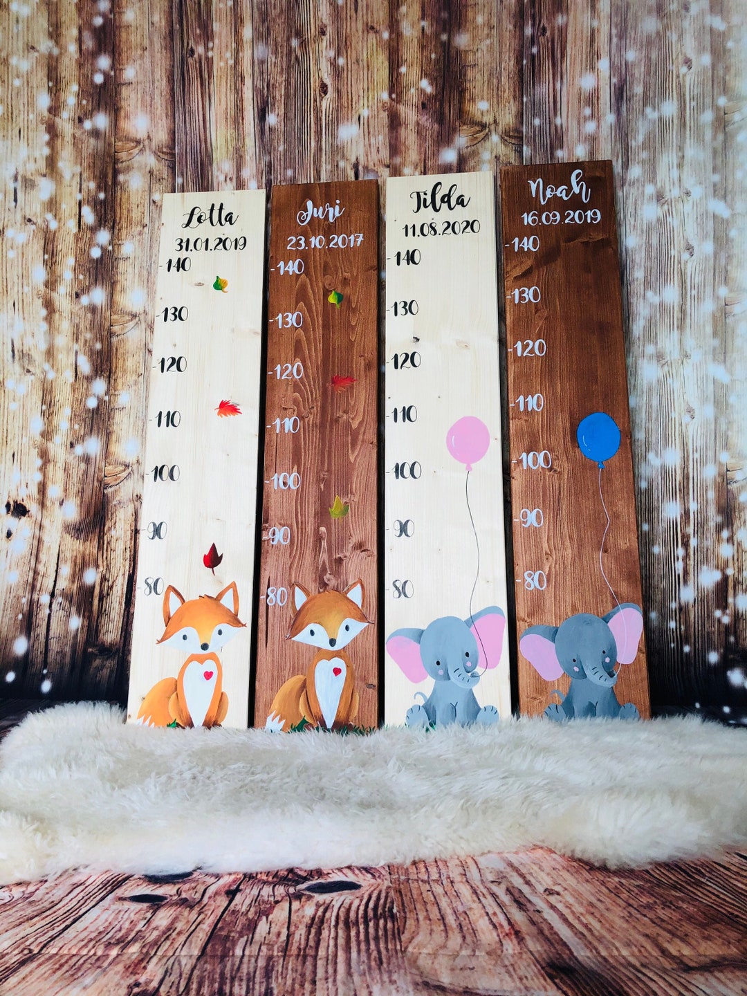 Measuring Rod Measuring Bar for Children Made of Wood - Etsy