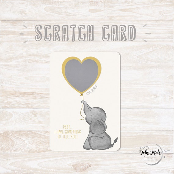 ENGLISH VERSION Scratch Card Would youwant to be my | Etsy