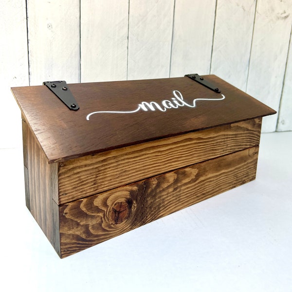 Wood Mailbox - Etsy