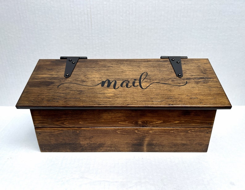 Farmhouse Rustic Mailbox Mailbox Wall Mount Hanging Mailbox - Etsy