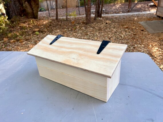 Unfinished Wood Mailbox Natural Wood Mailbox | DeSerres